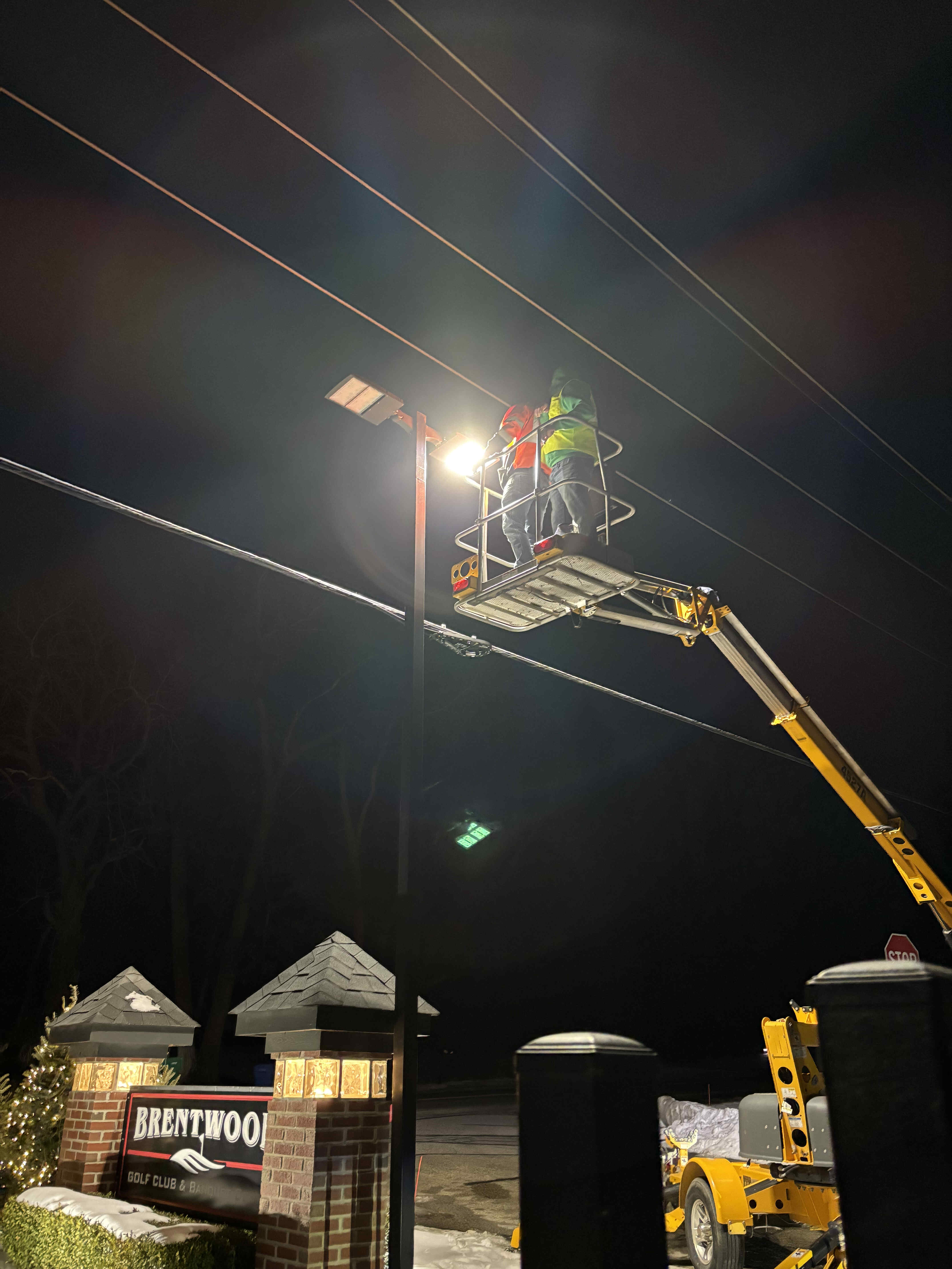 Parking Lot Retrofit | Matrix LED Signs and Lighting